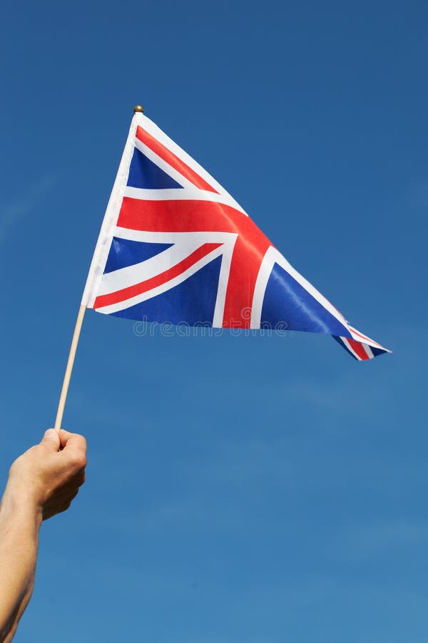 UK flag. stock photo. Image of blue, great, fluttering - 31216858