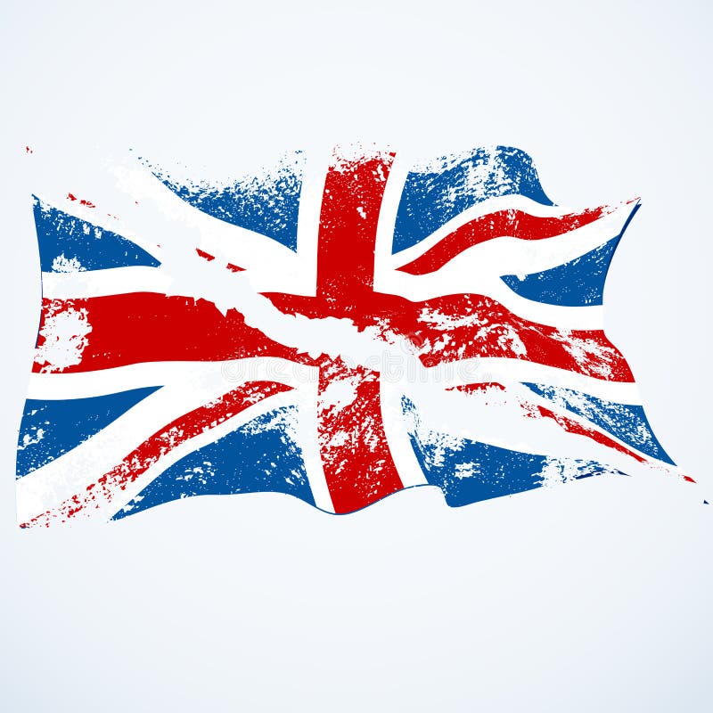 Flying Flag stock illustration. Illustration of cloud - 143329935