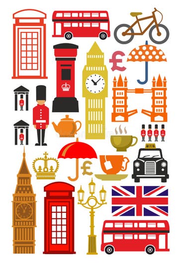 Uk icon set stock vector. Illustration of kingdom, british - 35947339