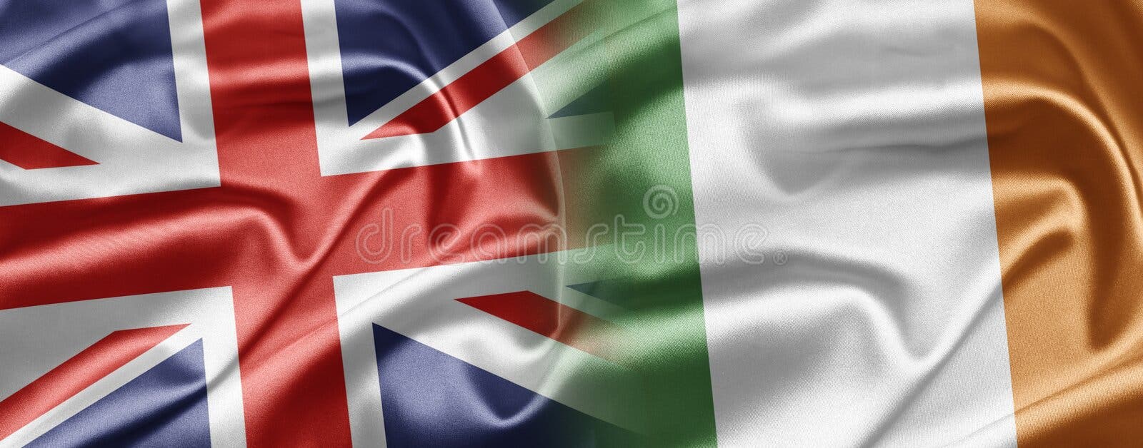 UK States and Ireland Flags Stock Illustration - Illustration of eire ...