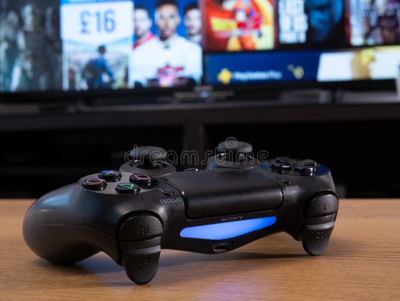 UK, Jan 2020: Sony Dualshock Remote Controller Wireless for Playstation ...