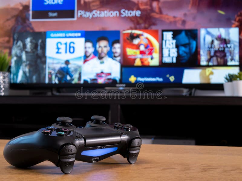 UK, Jan 2020: Sony Dualshock Wireless Controller with Playstation ...