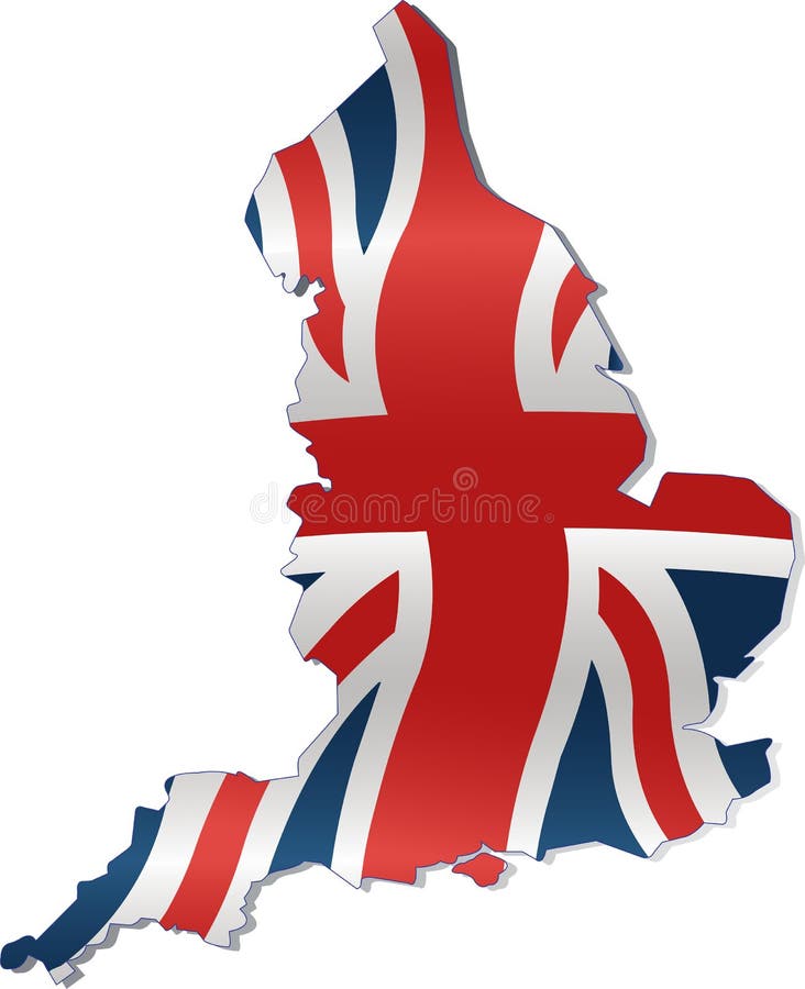 UK Map with British Flag stock vector. Illustration of graphic - 26817873