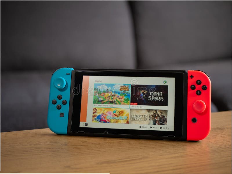 UK, March 2020: Nintendo E-shop on Switch Console Editorial Stock Image ...