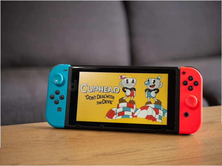 UK, March 2020: Nintendo Switch Cuphead Game Editorial Stock Image ...