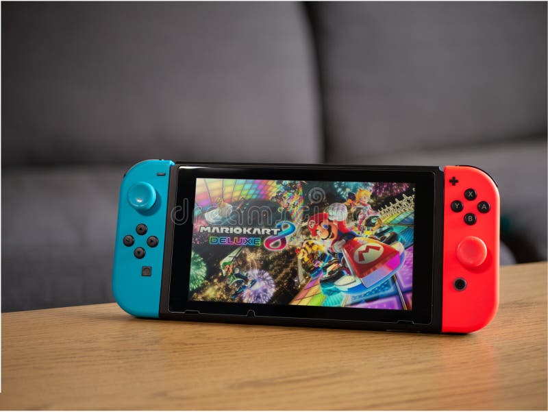 UK, March 2020: Nintendo Switch Mario Kart 8 Game Editorial Photography ...