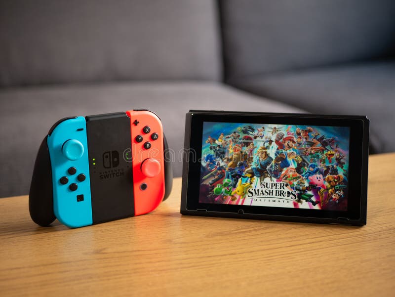 UK, March 2020: Nintendo Switch Super Smash Bros Editorial Photo ...