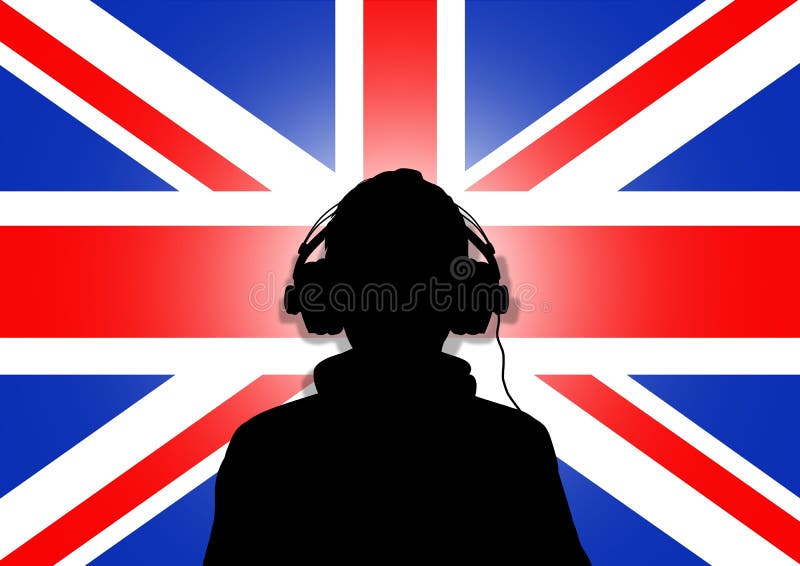 British Flag Guitar stock photo. Image of electric, britain - 7418226