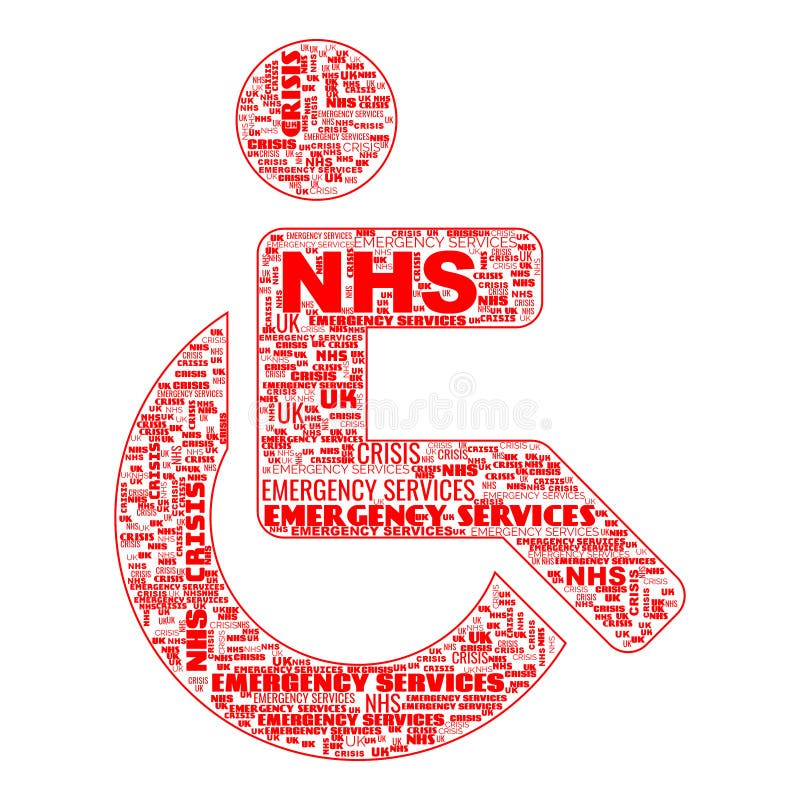 UK NHS Emergency Services Crisis Illustration Background Header ...