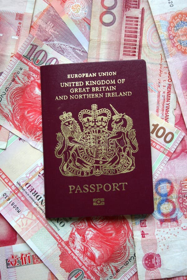 Uk passport stock image. Image of change, notes, note - 7544309