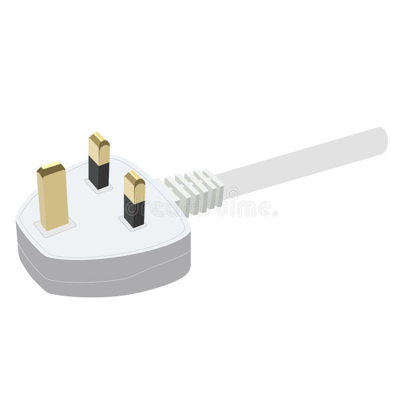 Uk plug stock illustration. Illustration of socket, connect - 58559214