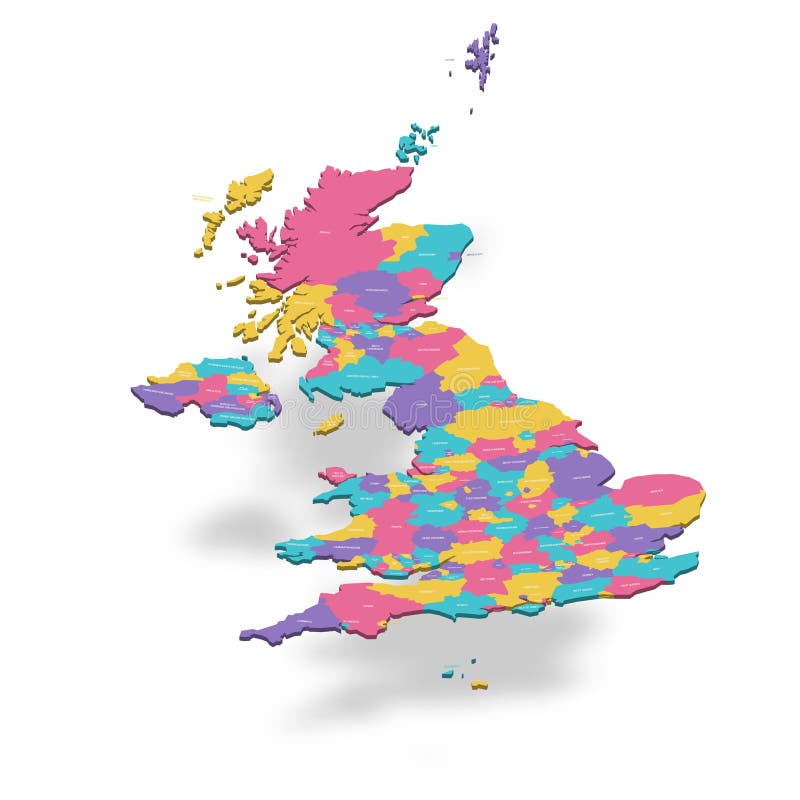Uk Political Map Stock Illustrations – 1,331 Uk Political Map Stock ...