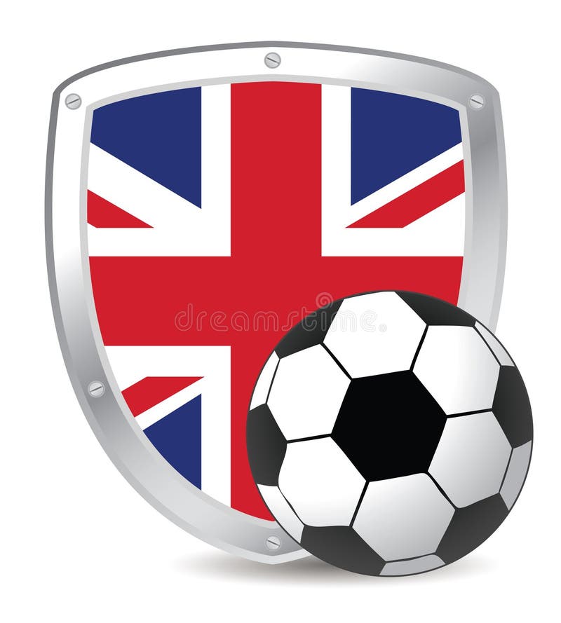 Uk shield soccer stock vector. Illustration of event - 13933806