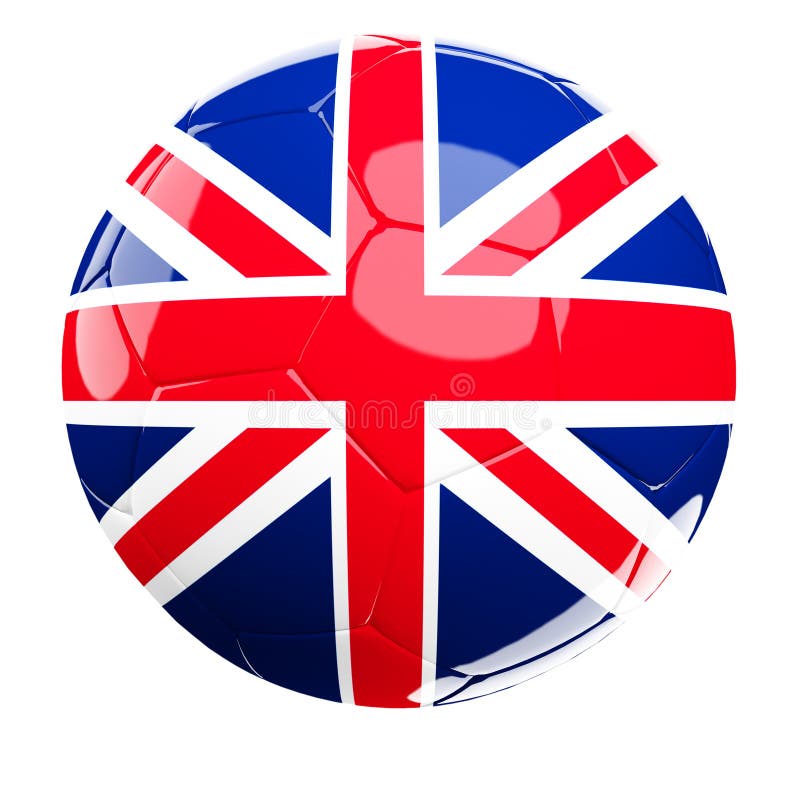 Uk soccer ball stock illustration. Illustration of england - 14335119