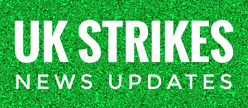 UK Strikes News Header Background Illustration Stock Illustration ...