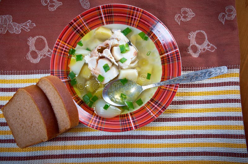 Ukha. Russianl fish soup. stock photo. Image of easteuropean - 30310738