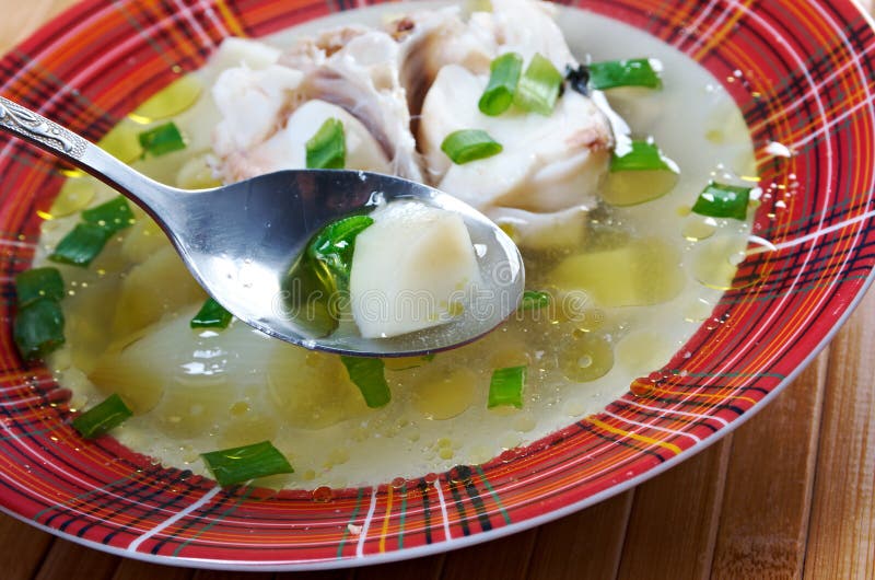 Ukha. Russianl fish soup. stock photo. Image of traditiona - 30232760