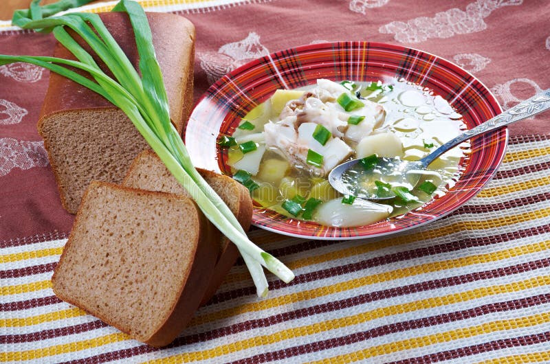 Ukha. Russianl fish soup. stock photo. Image of easteuropean - 30310738