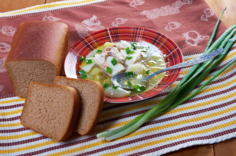 Ukha. Russianl fish soup. stock photo. Image of easteuropean - 30310738