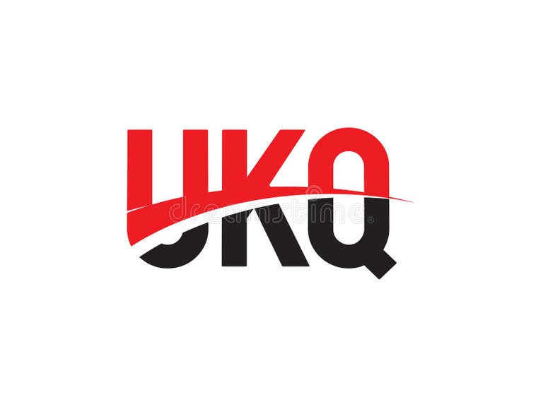 UKQ Letter Initial Logo Design Vector Illustration Stock Vector ...
