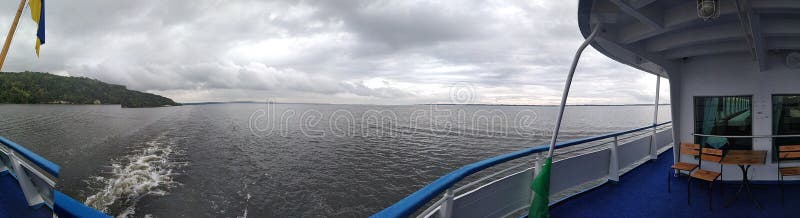 Ukraine Big River Dniepr editorial photo. Image of boat - 137888081