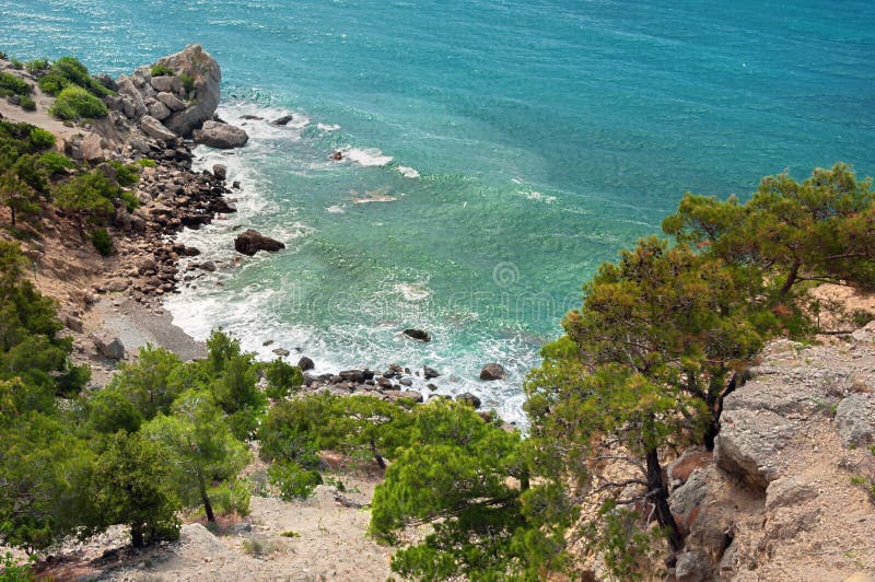 Ukraine, Black Sea Coast stock photo. Image of mountains - 43010556