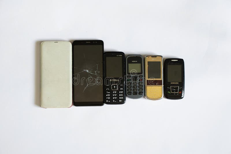 Ukraine Dnipro 10.08.2021 - Phones of Different Models and Different ...