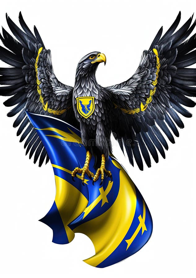 Gold Eagle Wind Stock Illustrations – 48 Gold Eagle Wind Stock ...