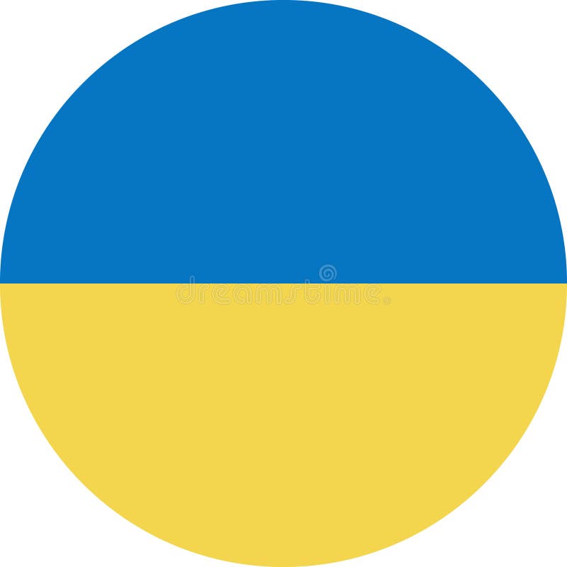 Ukraine Flag National Emblem Graphic Element Illustration Stock Vector ...