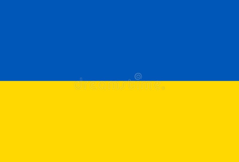 Ukraine Flag. Vector. Accurate Dimensions, Proportions and Colors ...