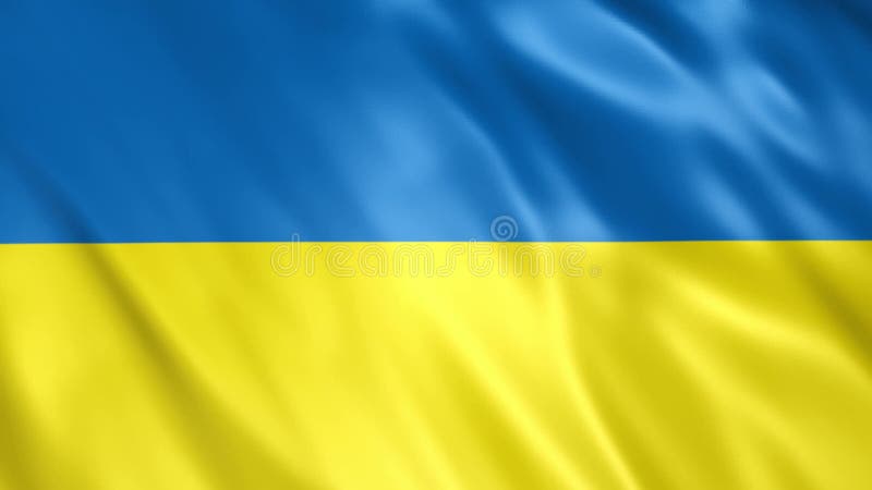 Ukraine Flag Video Animation with Seamless Loop Stock Video - Video of ...