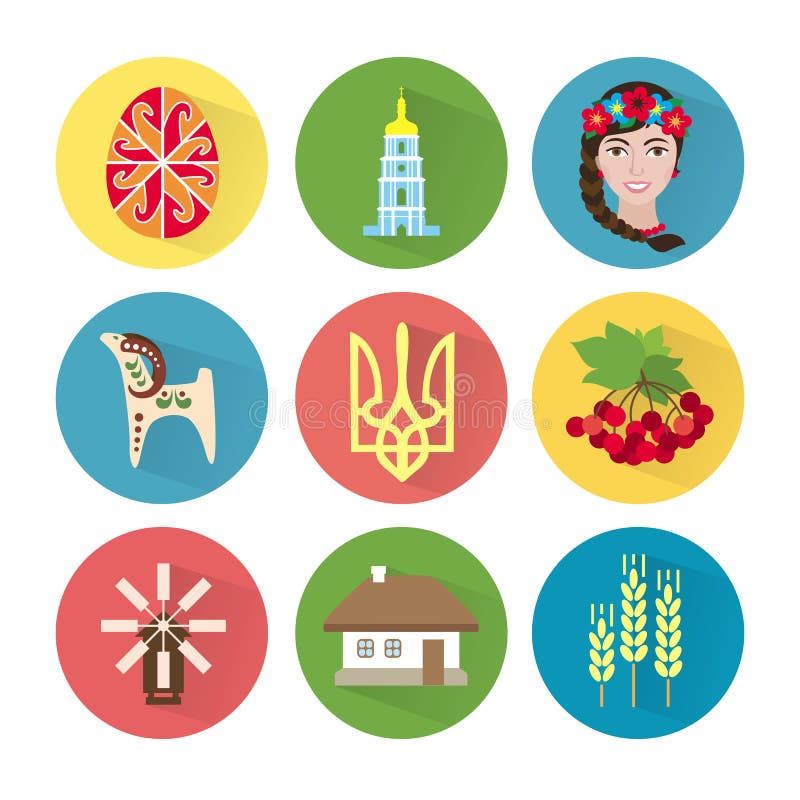 Ukraine Icon Set 1 stock vector. Illustration of chestnut - 52367043