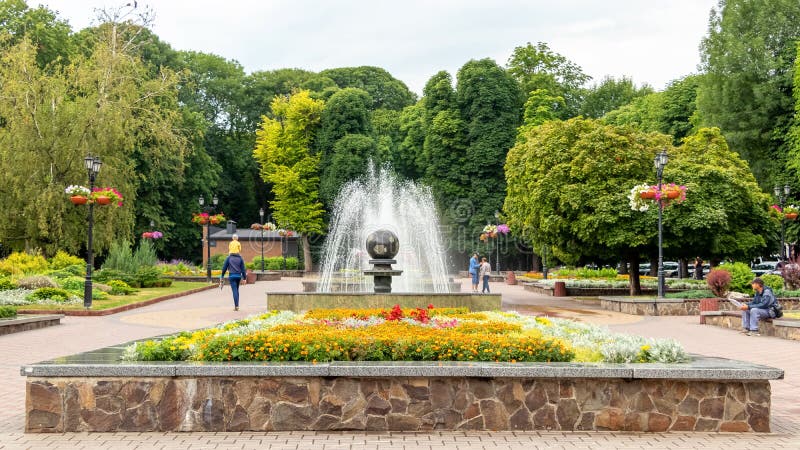 Ukraine, Khmelnytskyi, October 2022. Taras Shevchenko Square in ...