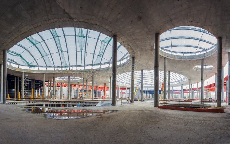 UKRAINE, KIEV. Building Construction. Progress in the Construction of ...