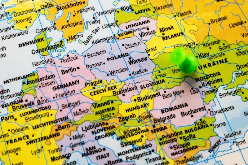 Ukraine Location on World Map Stock Photo - Image of rivne, lviv: 291226588