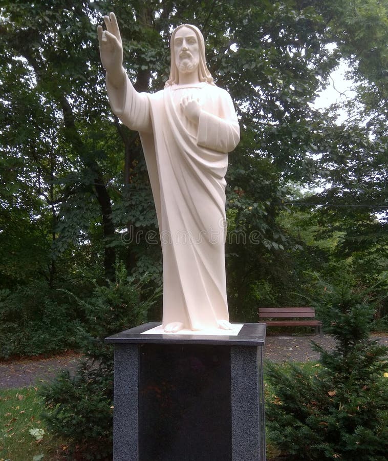 Ukraine, Lviv, High Castle, Statue of Jesus Christ Editorial Photo ...