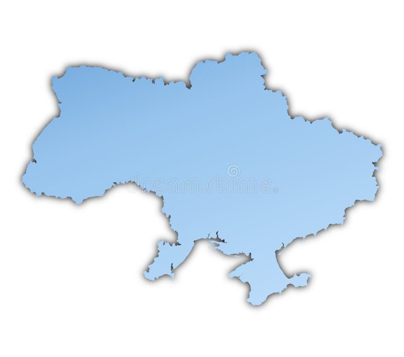 Ukraine map stock vector. Illustration of chart, illustration - 6457619
