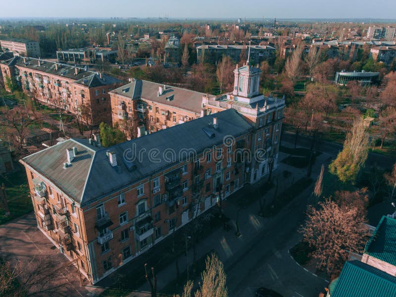 Nikopol a City in War-torn Ukraine Stock Image - Image of national ...