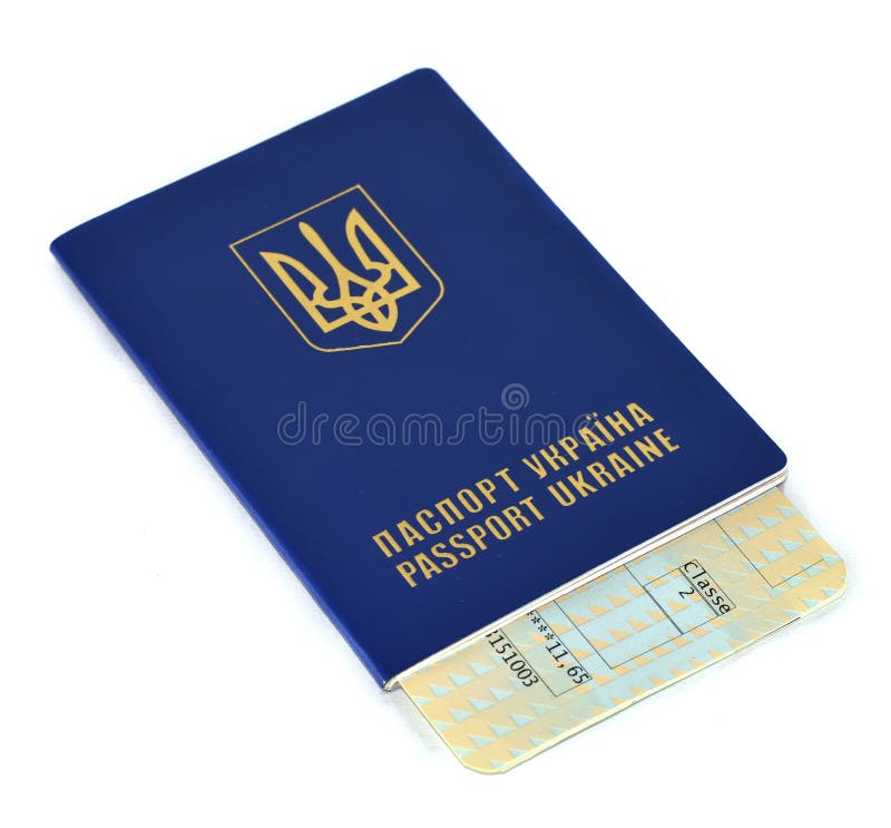Ukraine-Pass stockbild. Bild von hintergrund, international - 45678309
