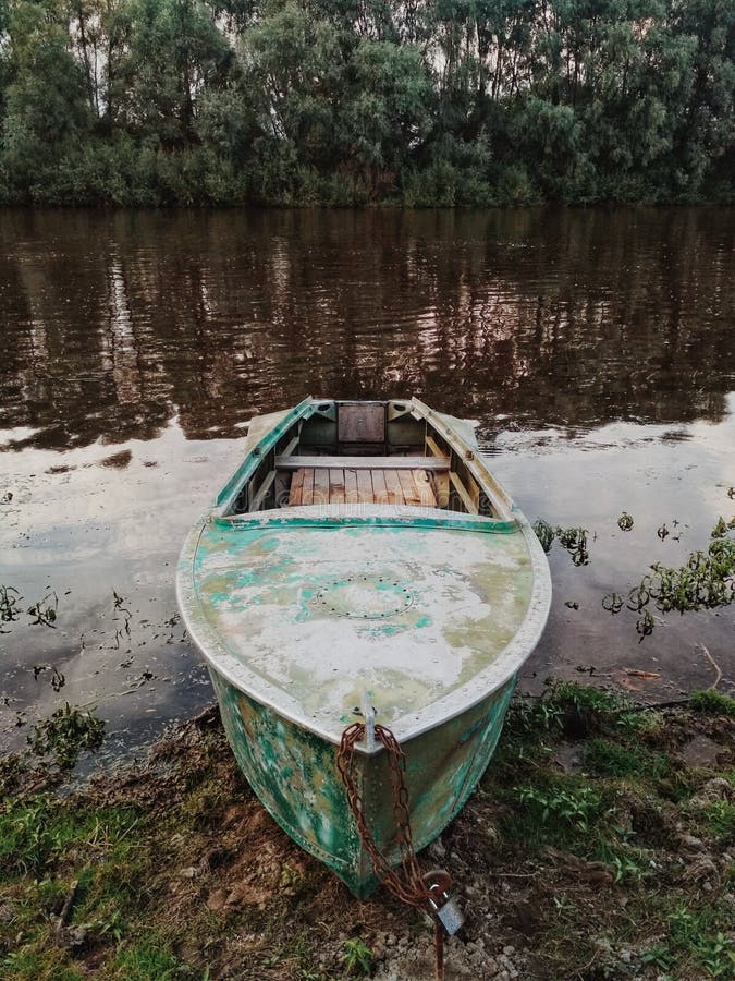 Ukraine, River Desna, Sort of Village Bridges Stock Image - Image of ...