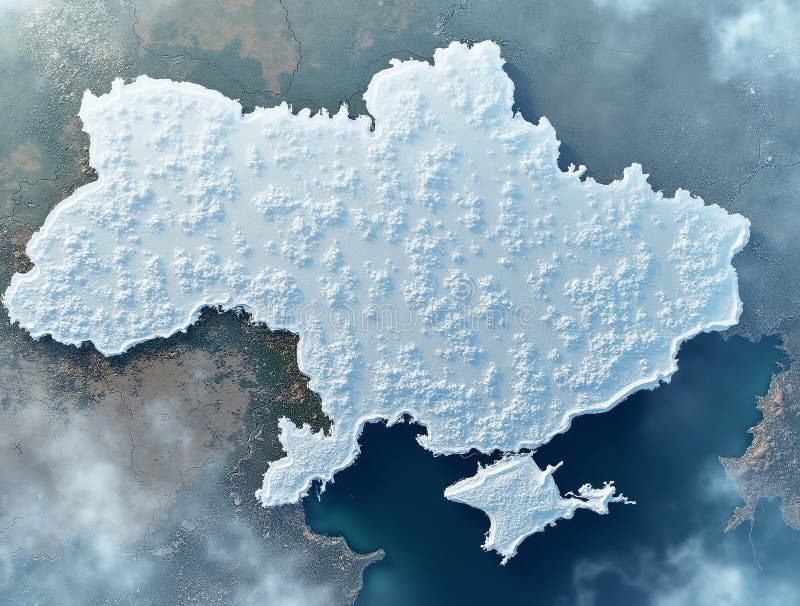 Ukraine S Borders, Defined by Land and Water, are Clearly Visible from ...