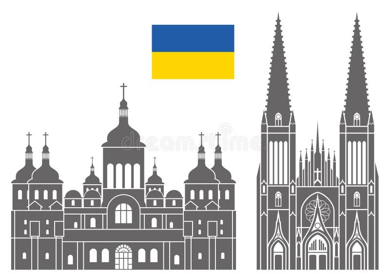 Ukraine. Set stock vector. Illustration of collection - 64535200