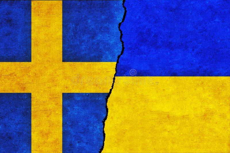 Ukraine and Sweden stock image. Image of diplomacy, fall - 249792041