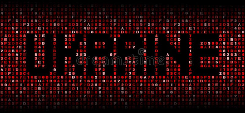 Ukraine Text on Hex Code Illustration Stock Illustration - Illustration ...