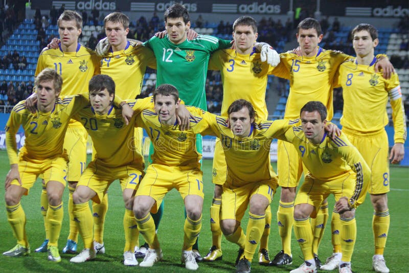 Ukraine (Under-21) National Team Editorial Photography - Image of ...