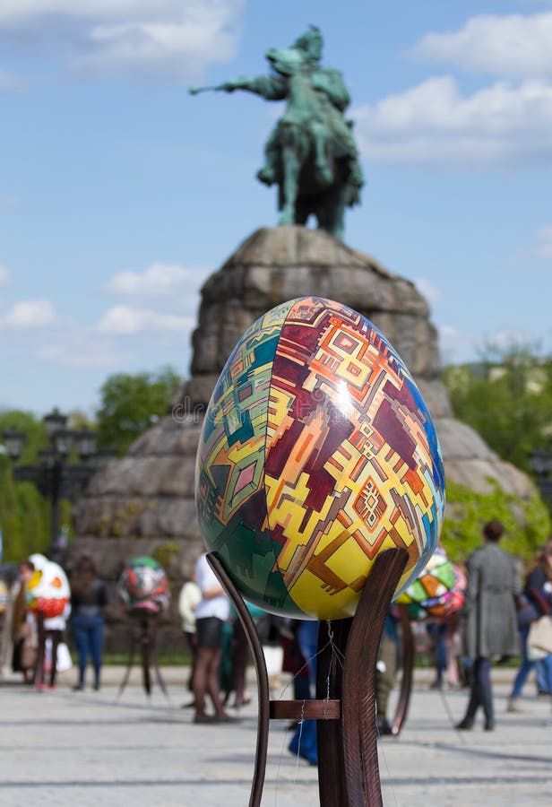 Ukrainer-Ostern-Festival in Kiew Redaktionelles Stockbild - Bild von ...