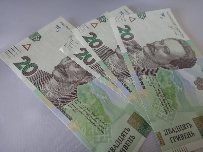 New Ukrainian Banknotes Thousand Hryvnias Stock Photo - Image of cash ...