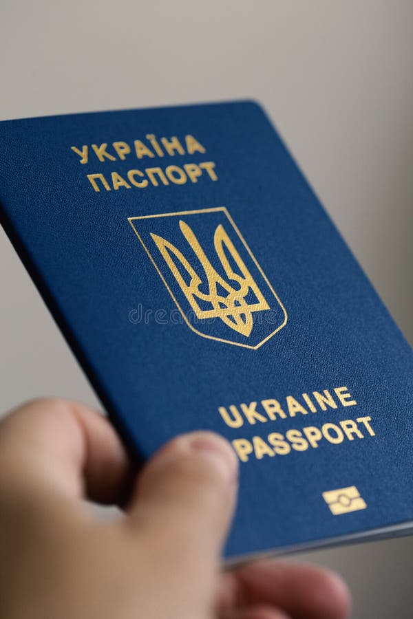 A New Biometric Ukrainian Passport with an Electronic Chip Id. Free ...