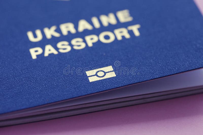Ukrainian Biometric Passport Stock Photo - Image of ukraine ...