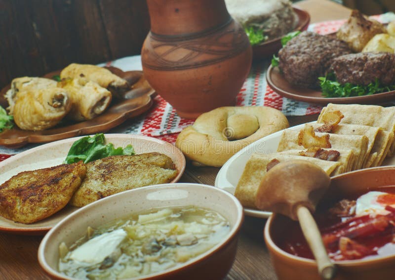 Ukrainian Sichenyky stock image. Image of meat, dinner - 133845733